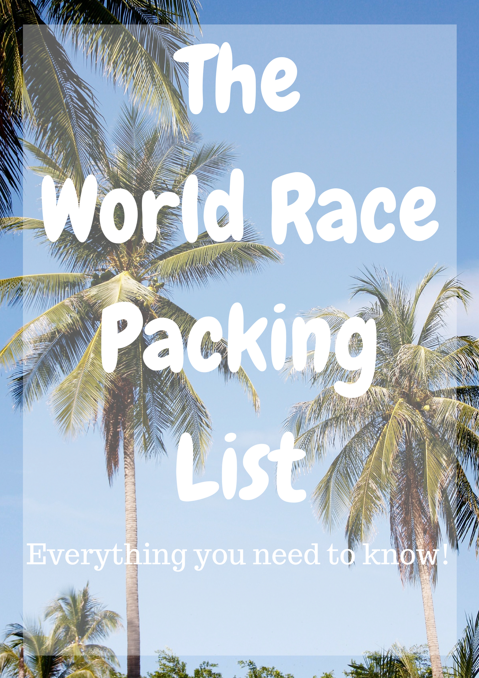 World Race Packing List Betsy Ramser Jaime Living Loving Your World Race Packing List Betsy Ramser Jaime Living Loving Your